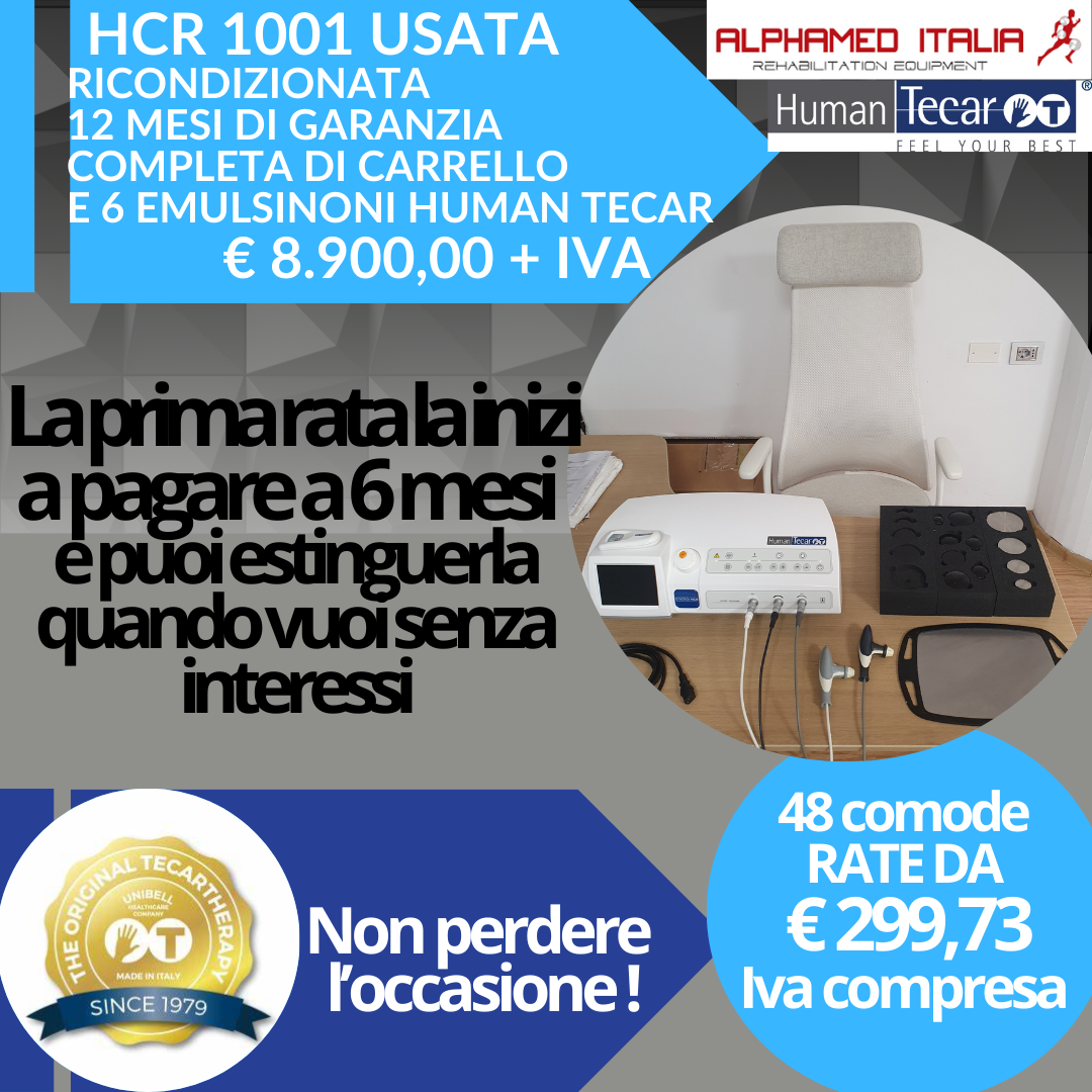 Human Tecar HCR 1001 Ricondizionata 12 mesi di garanzia completa di ...